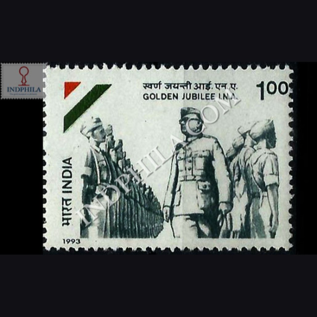 India 1993 Indian National Army Golden Jubilee Mnh Single Stamp ...