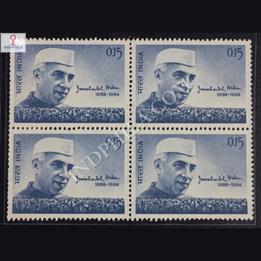 India 1964 Jawaharlal Nehru 1889-1964 Mnh Block Of 4 Stamp - Largest ...