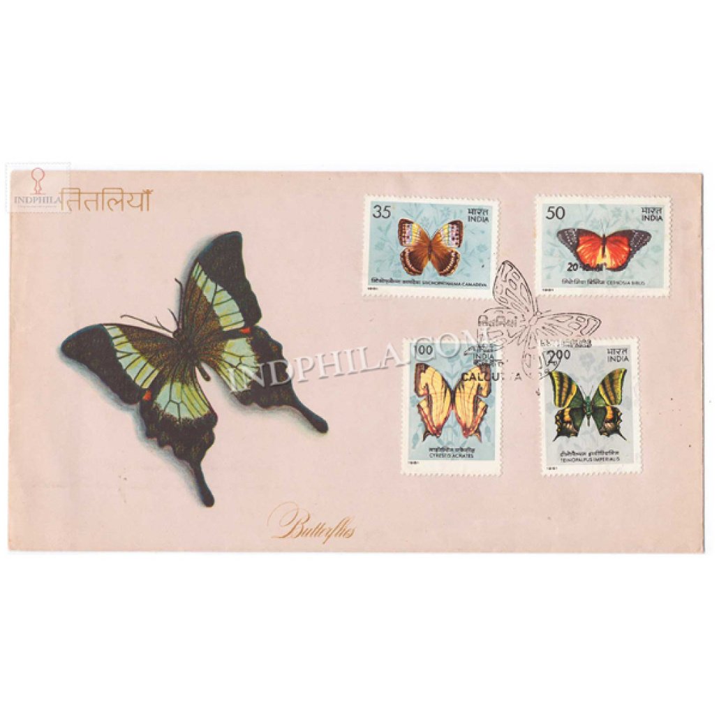 India 1981 Indian Butterflies Fdc - Largest Online Dealer & Portal for ...