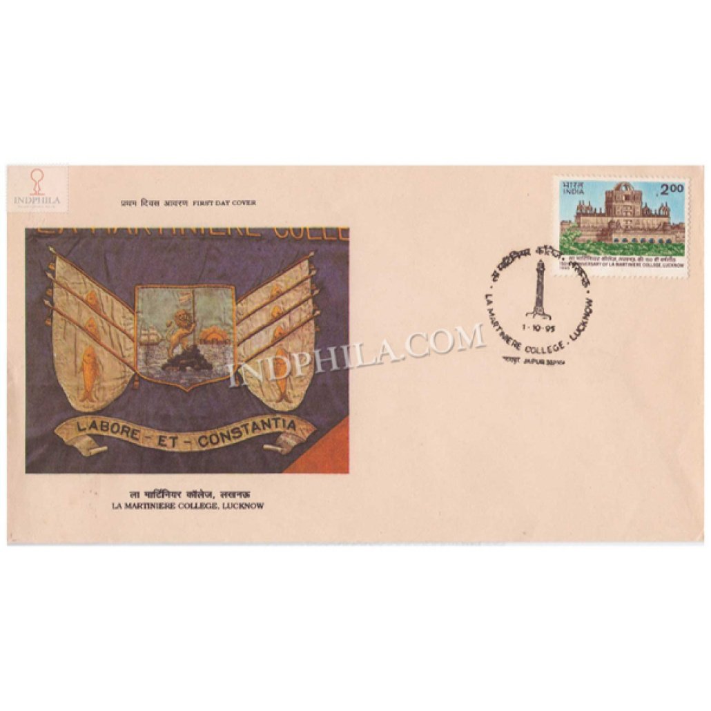 India 1995 150Th Anniversary Of La Martiniere College Lucknow Fdc ...