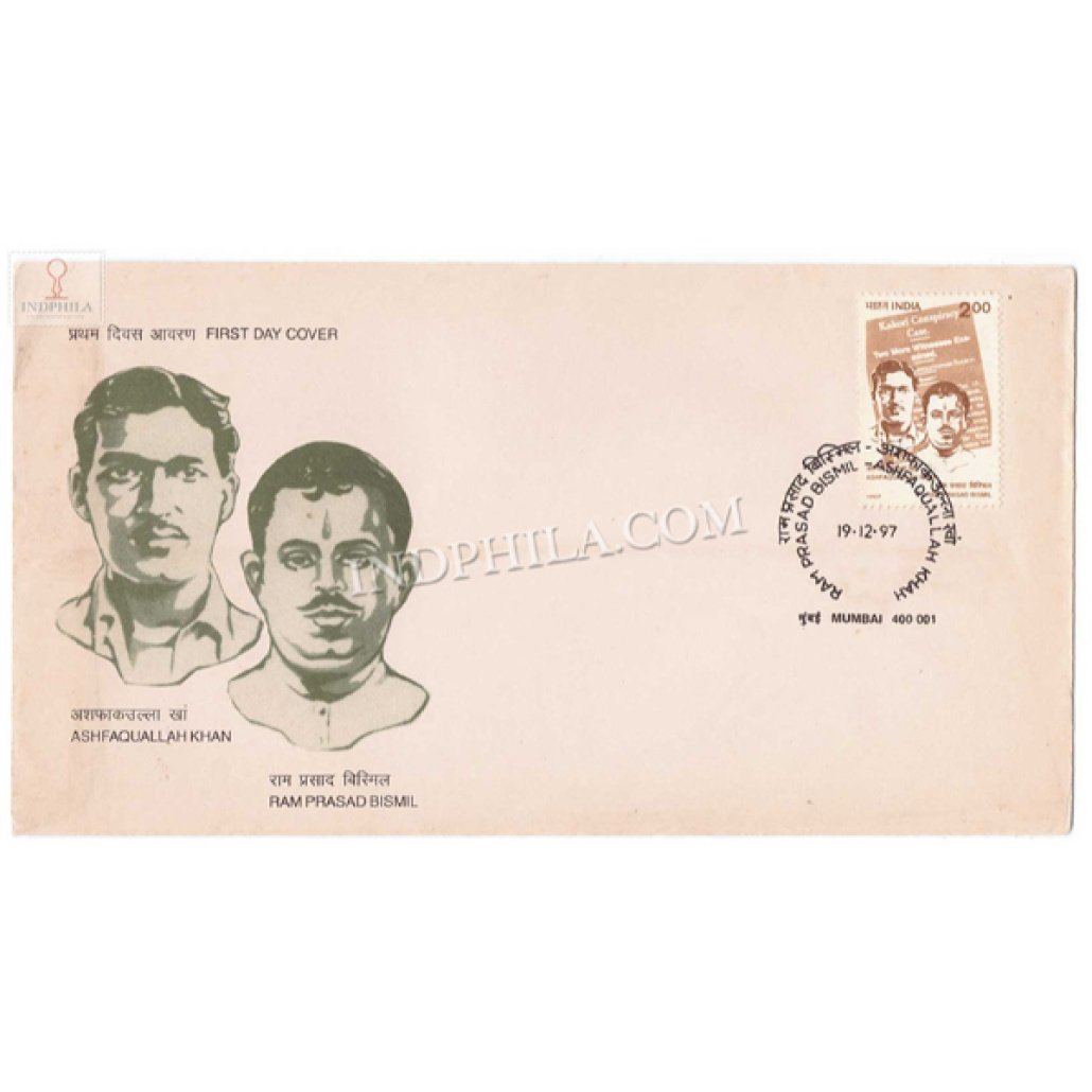 India 1997 70Th Death Anniversary Of Ram Prasad Bismil And Ashfaquallah ...