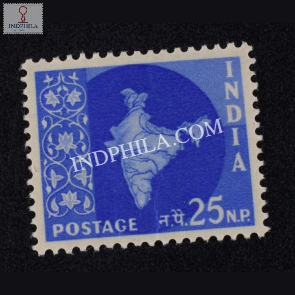 Map of India Star 25np Mnh 3rd Series Definitive Stamp - Largest Online ...