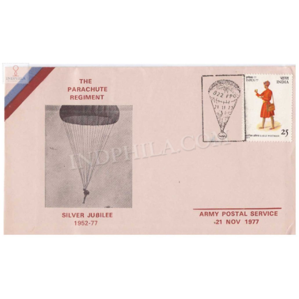 India 1977 The Parachute Regiment Army Postal Cover - Largest Online ...
