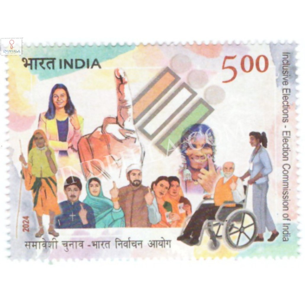 INDIA 2024 Election Commission of India Mnh Single Stamp - Largest ...