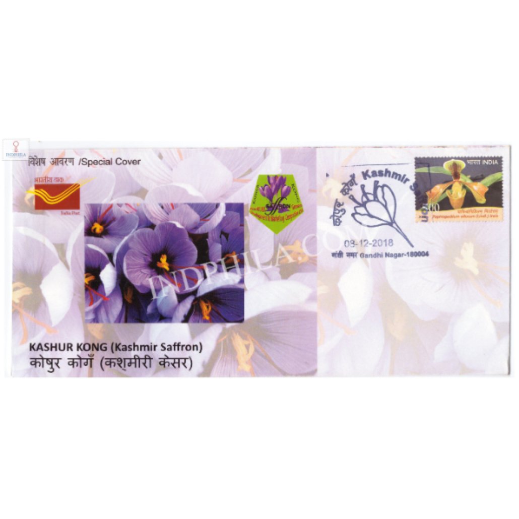 India 2018 Special Cover of Kashur Kong Kashmir Saffron 2018 - Largest ...