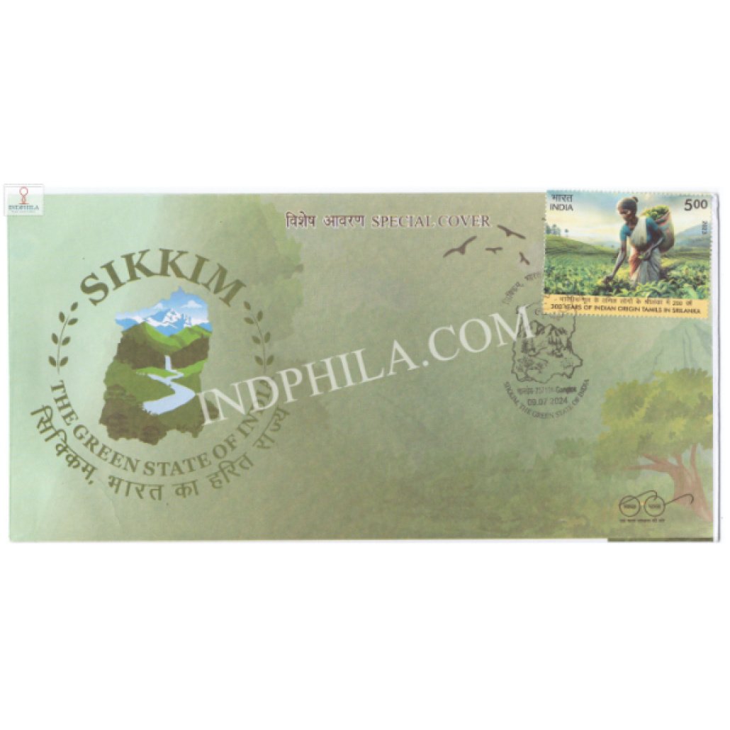 India 2024 Special Cover of Sikkim The Green State of India - Largest ...