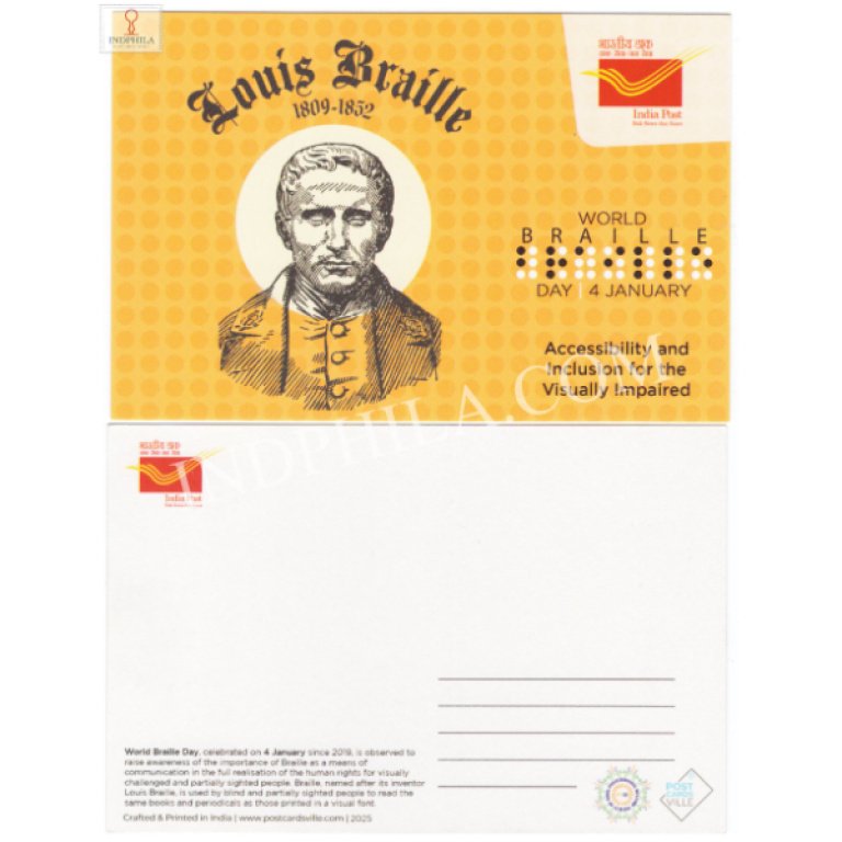 Picture Postcard of Louis Braille - Largest Online Dealer & Portal for ...